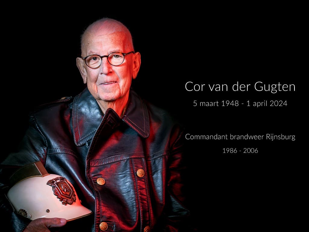 Oud brandweercommandant Cor van der Gugten overleden - RTV Katwijk